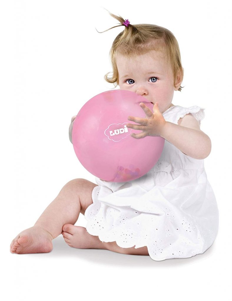 pelota-de-estimulacion-rosa-ludi, pelota motricidad, sensorial