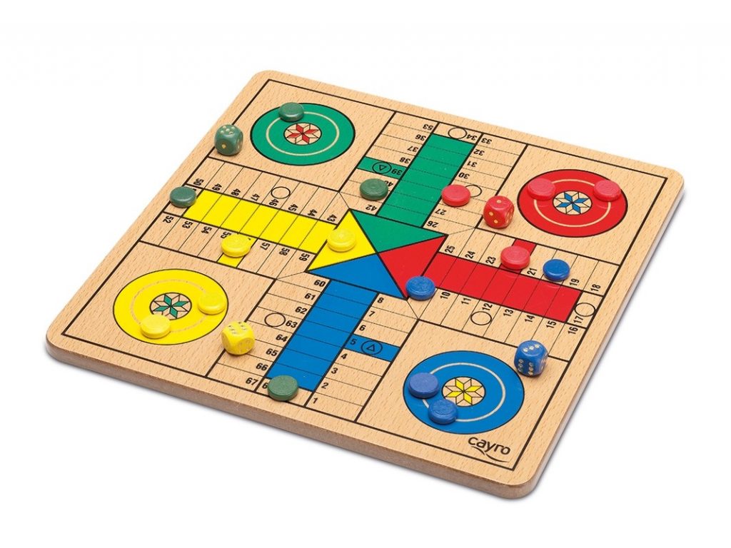 JUEGOS CAYRO, parchis-oca-de-madera-en-caja-metal-cayro